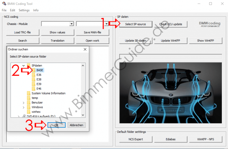 Mit "BMW Coding Tool" - SP Daten aktualisieren - BimmerGuide