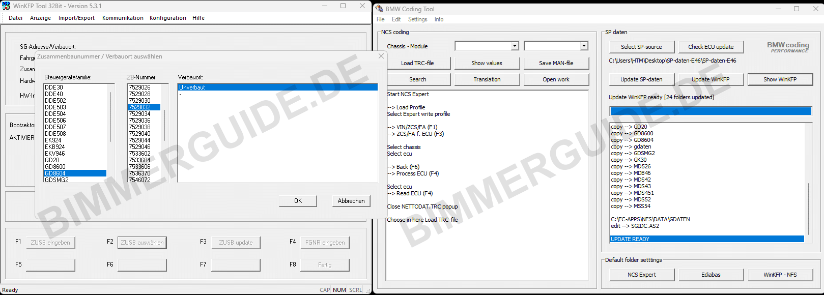 Alp*na: E46 M54 B3S Getriebe Flash - BimmerGuide